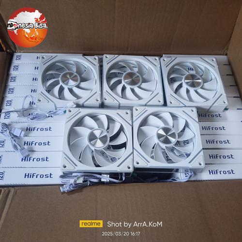 Jual .:: FAN / KIPAS CASING COOLMOON PRIMS 7 PRO 5V 3 PIN ARGB 4 PIN PMW ::. - PUTIH REVERSE ...