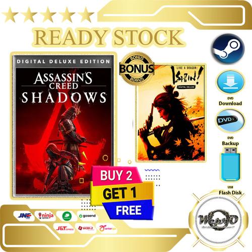 Promo Assassins Creed Shadows Deluxe Edition - PC GAME - GAME PC - GAME ...
