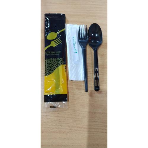 Jual Set Sendok Garpu Tisu Tusuk Gigi Lengkap Premium Steril MJP isi ...