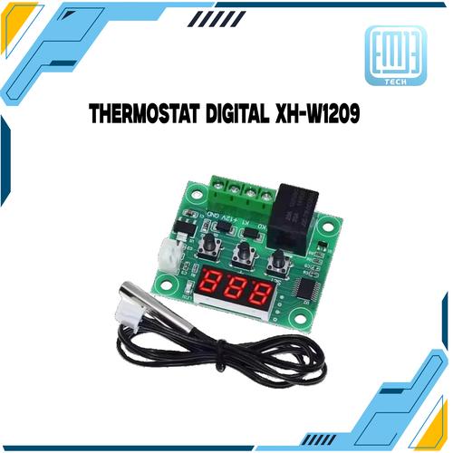 Jual Thermostat Termostat Digital XH-W1209 12V DC Temperature ...