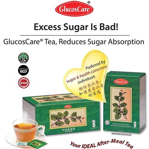Jual GlucosCare Sugar Blocker Herbal Tea Glucos Care 24s (2.5g each) - Kota Tanjung Pinang ...