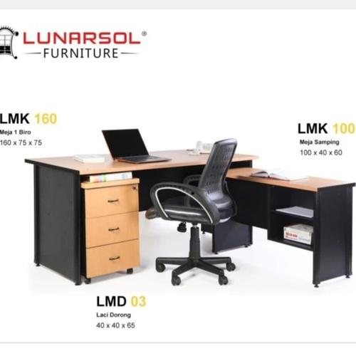 Jual Meja Kantor 160 cm Meja Direktur Meja Bos Meja Kantor Leter L meja ...