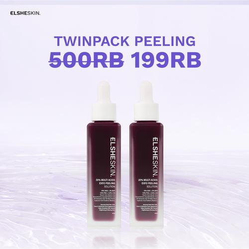 Promo [TWINPACK] Elsheskin Multi Acids Exfo Peeling Solution 35ml ...