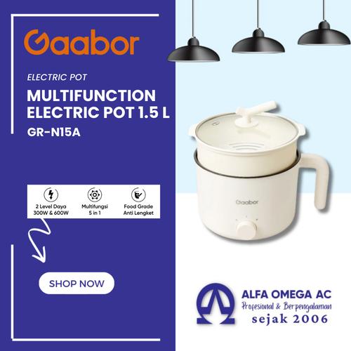Jual GAABOR MULTIFUNCTION ELECTRIC POT 1.5 L | GAABOR GR-N15A ELECTRIC ...