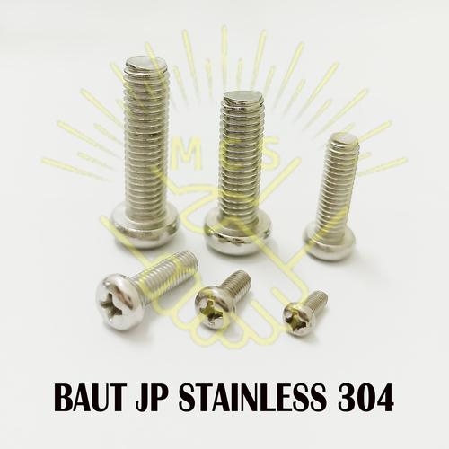 Jual BAUT JP STAINLESS 304 M3 X 6 - Jakarta Pusat - Mitra Cahaya Sepadan | Tokopedia