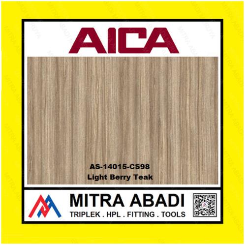Jual AICA HPL AS 14015 C S98 CS98 Light Berry Teak Dapur Kamar Kitchen ...