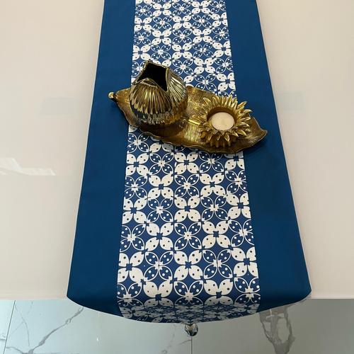 Jual Table Runner Batik Kawung Denim Elegan Reversible - Kota Tangerang ...