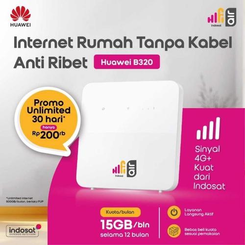 Jual HUAWEI B320 Hifi Air Indosat Modem WiFi Wireless Router 4G CPE LTE ...