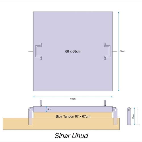 Jual Tutup Tandon Stainless Plat Polos 304 Tebal 2mm Lebar 68cm X 68cm ...
