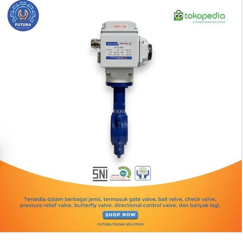 Jual Butterfly Electric Motorized Actuator 3" inch Air Pro DN80 220V ...