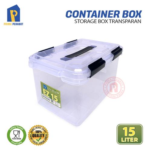 Promo Storage Box MultiFungsi Box Container 15 L Transparan - Kota ...