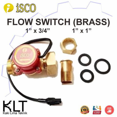 Jual Otomatis Pompa Booster Dorong/ Brass Switch Control/ Water Flow Switch - 1" x 3/4" - Kota ...