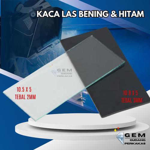 Jual Kaca Las Kedok Las / Welding Glass Putih Bening - Hitam - Kota ...