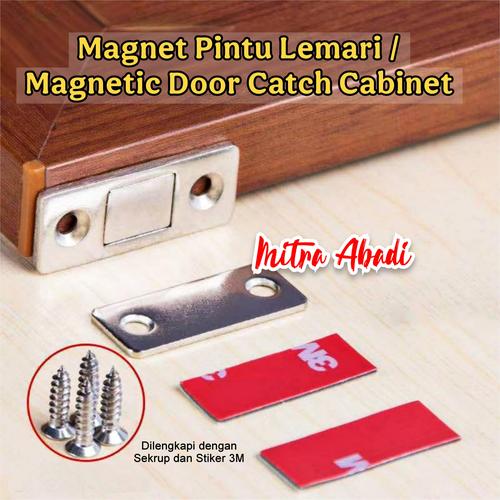 Jual Magnet Pintu Lemari / Magnet Tempel Laci Geser / Magnetic Door ...