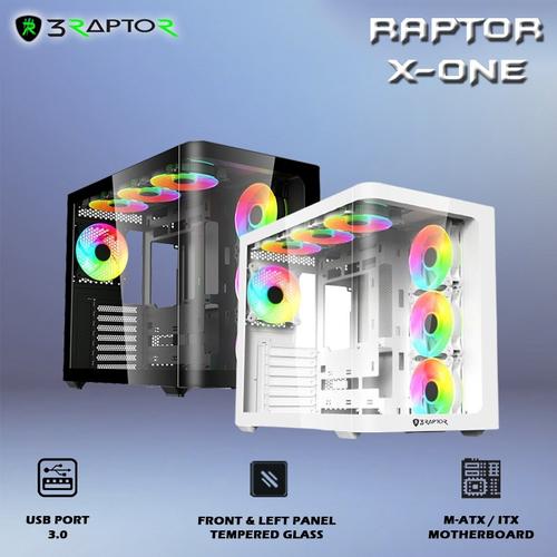 Promo Casing Power Up Raptor X-ONE ATX/M-ATX/ITX - Case Komputer ...