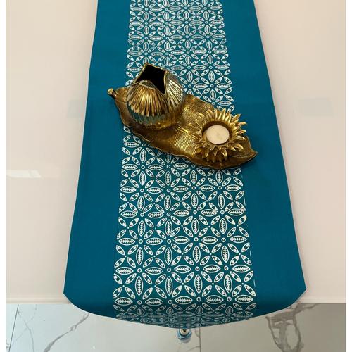Jual Table Runner Batik Kawung Tosca Elegan Reversible - Kota Tangerang ...