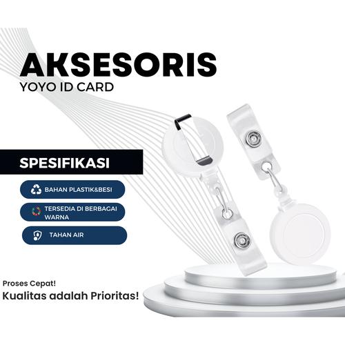 Jual Yoyo Tali Id Card Gantungan ID CARD Hang Tag Name Tag STANDARD ...
