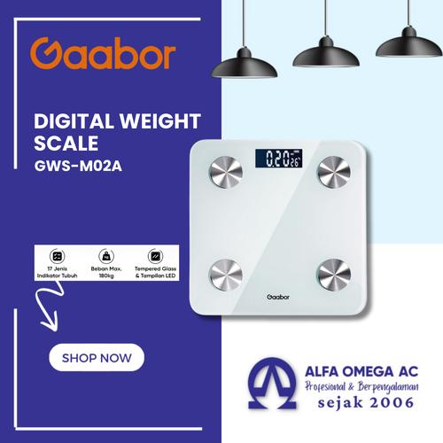 Jual GAABOR DIGITAL WEIGHT SCALE DENGAN APP CONTROL | TIMBANGAN BADAN DIGITAL | TIMBANGAN BADAN ...