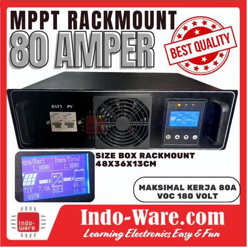 Jual Real MPPT rating 80a 80 amper rack mount mppt solar charging 80A Casing MPPT Lokal MPPT 80A ...