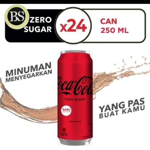 Jual COCA-COLA ZERO KALENG 330 ML KARTONAN (KHUSUS GOSEND / GRAB ...