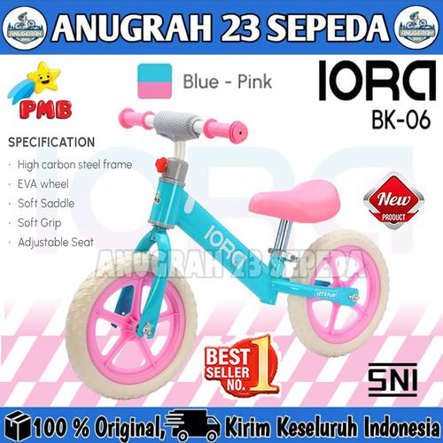 Jual Balance Bike PMB IORA BK 06 Push bike Sepeda Keseimbangan Anak Ban ...