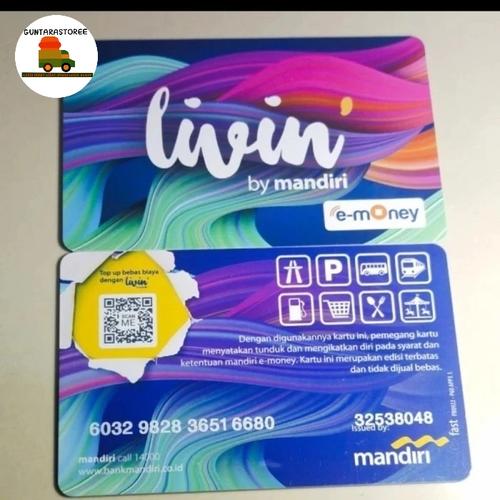 Jual e-money mandiri Livin card - Kab. Tangerang - Guntarastore | Tokopedia