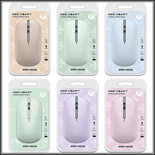 Jual Moby Mouse Wireless Optical Ergonomic Silent Click Sound Magnetic ...