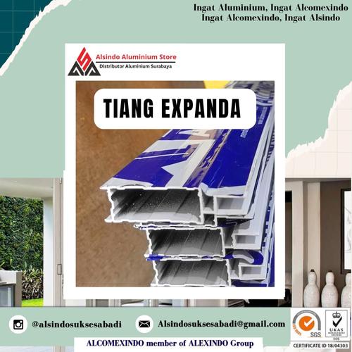 Jual TIANG EXPANDA ALUMINIUM MERK ALCOMEXINDO - PC Artic White - Kota Surabaya - Alsindo ...