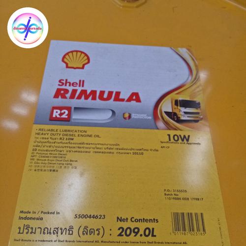 Jual oil oli oli SHELL RIMULA R2 10W Drum @209 liter - Kota Tangerang ...