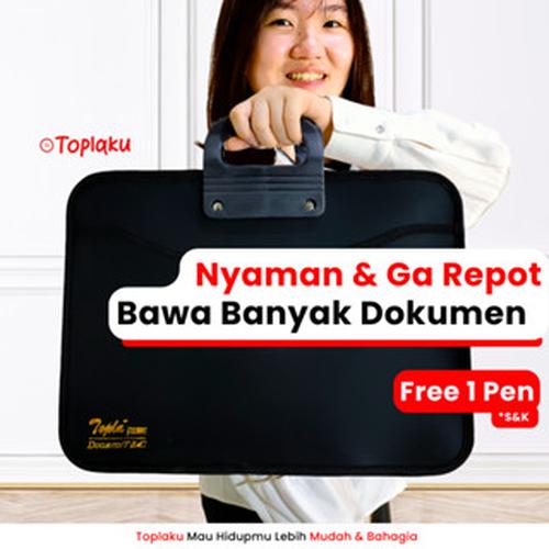 Promo Topla Map Tas Dokumen Bag Document Berkas Surat Sertifikat Kantor ...