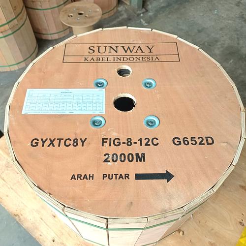 Jual kabel fiber optik 12 core fig8 2.000 Meter / KU MINI 12 CORE FIG8 ...