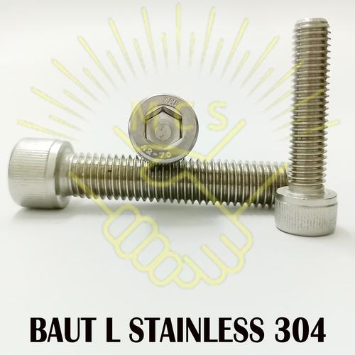 Jual Baut L stainless M3 x 6 SUS 304 Socket Cap Screw - Jakarta Pusat ...