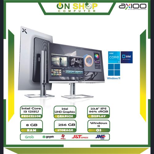 Jual AIO AXIOO HYPE FLEX 3 Intel Core i3 1215U RAM 8GB SSD 256GB WHITE Windows 11 Pro - Kota ...