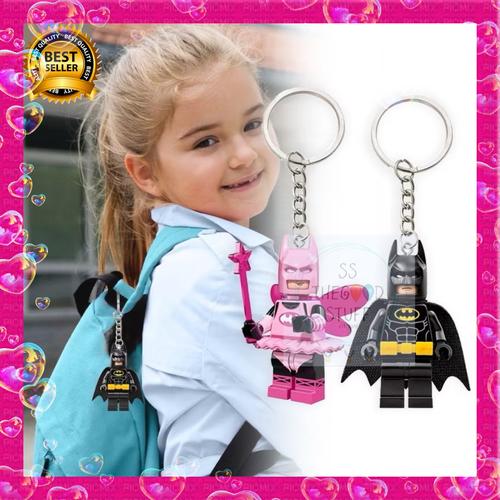 Jual 2pcs Couple Keychain Minifigure Fairy Batman & Batman Lego ...