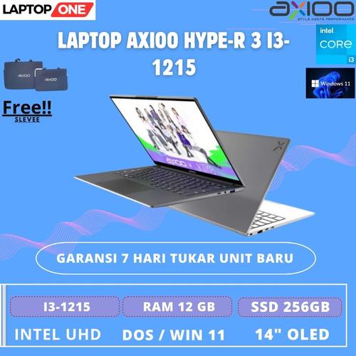Promo AXIOO HYPE-R 3 I3 1215 12GB 256GB DOS / WINDOWS 14.0FHD BLK (1KG ...