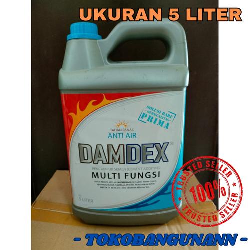 Jual Damdex 5 liter Multi Fungsi Obat Cor Anti Air Pengeras Beton ...
