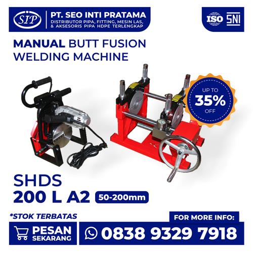 Promo Manual Butt Fusion Welding Machine SHDS 200 L A2 | Mesin Las ...