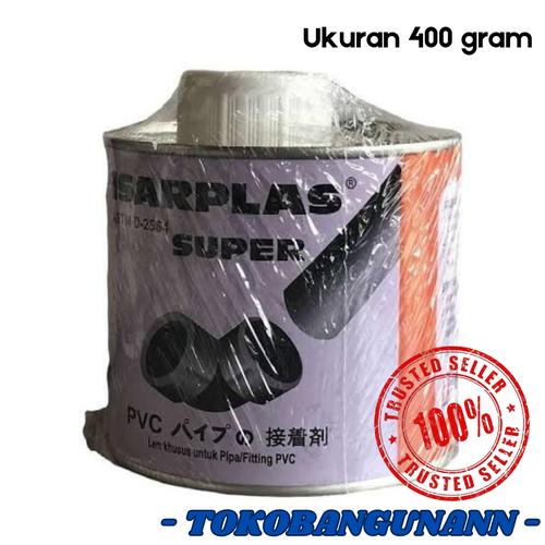 Jual Isarplas kuas kaleng 400 gram Lem Pipa PVC Bagus Berkualitas ...