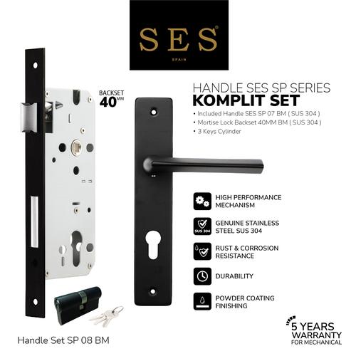 Promo PAKET BUNDLING Handle SES SP 08 BM + Body Kunci SES ECO E2030 ...