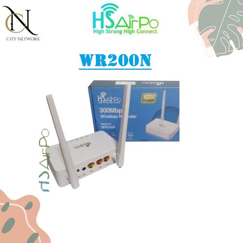 Jual HS AIRPO WR200N HSAirPo 300Mbps WIRELESS N ROUTER - Jakarta Pusat ...