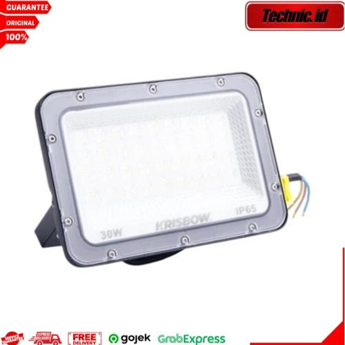 Jual Krisbow Lampu Sorot Led Smd 30 Watt Warm White Ip65 Hitam Lampu Sorot Outdoor Floodlight ...
