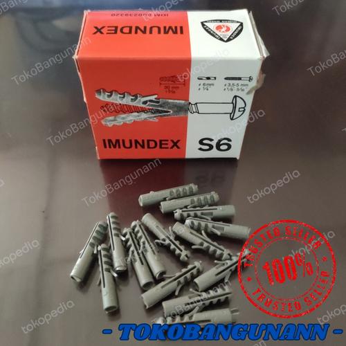 Jual Fisher S6 Imundex / Viser Piser Skrup Sekrup Plug Staping Dinding Ecer - Jakarta Barat ...