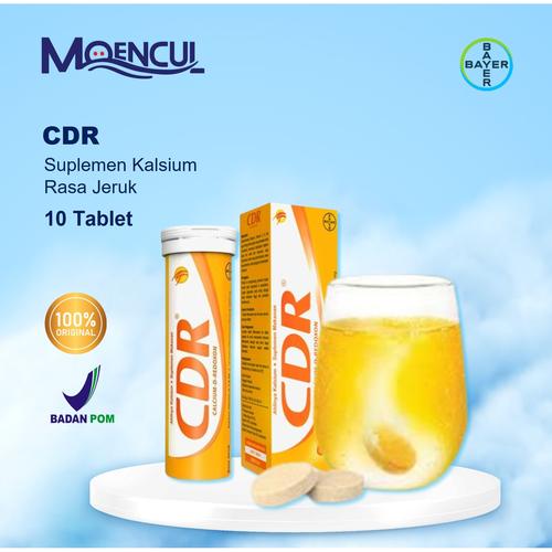Jual CDR Tablet Effervescent Isi 10 Tablet / Suplemen Sendi dan Tulang ...