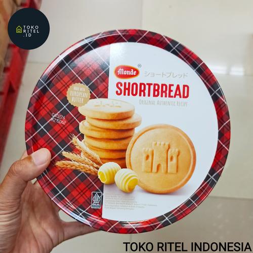 Promo MONDE Shortbread Biskuit Mentega Kaleng 335gr/Monde Cookies ...