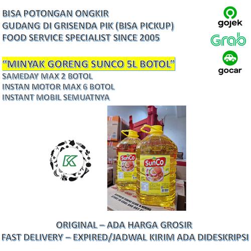 Jual Sunco Minyak Goreng 5L Kemasan Botol Plastik MURMER - Jakarta ...