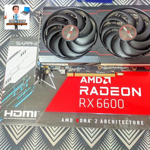 Jual VGA AMD RX 6600 SAPPHIRE PULSE 8GB GDDR6 RX6600 GAMING HDMI/TRIPLE ...