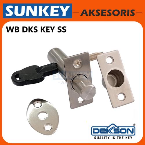 Jual Kunci Shaft Dekkson / Window Bolt Dekkson WB with Key SSS - Kota ...