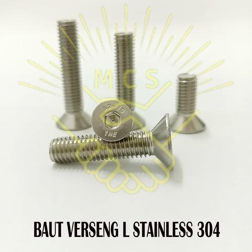 Jual BAUT VERSENG L M3 X 8 MM STAINLESS STEEL 304 - SUS 304 - Jakarta Pusat - Mitra Cahaya ...