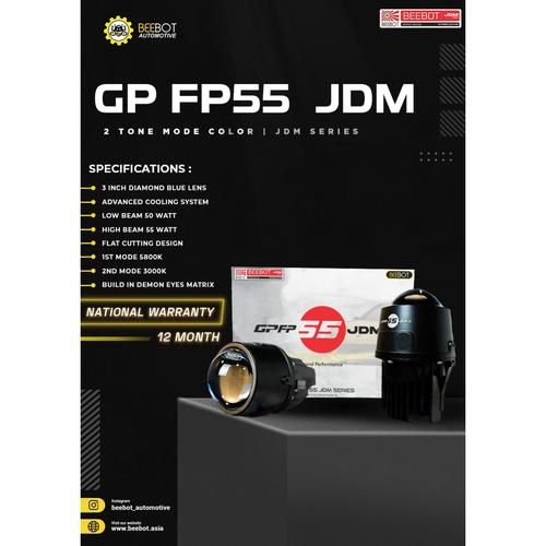 Jual BEEBOT FOGLAMP PROJECTOR 3INCH FP55 JDM SERIES - 2 WARNA PUTIH DAN KUNING WITH DEMON RGB ...