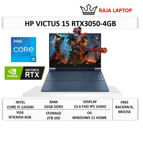 Promo Laptop Gaming HP Victus 15 Intel Core i5 Ram 32GB SSD 2TB RTX3050 ...
